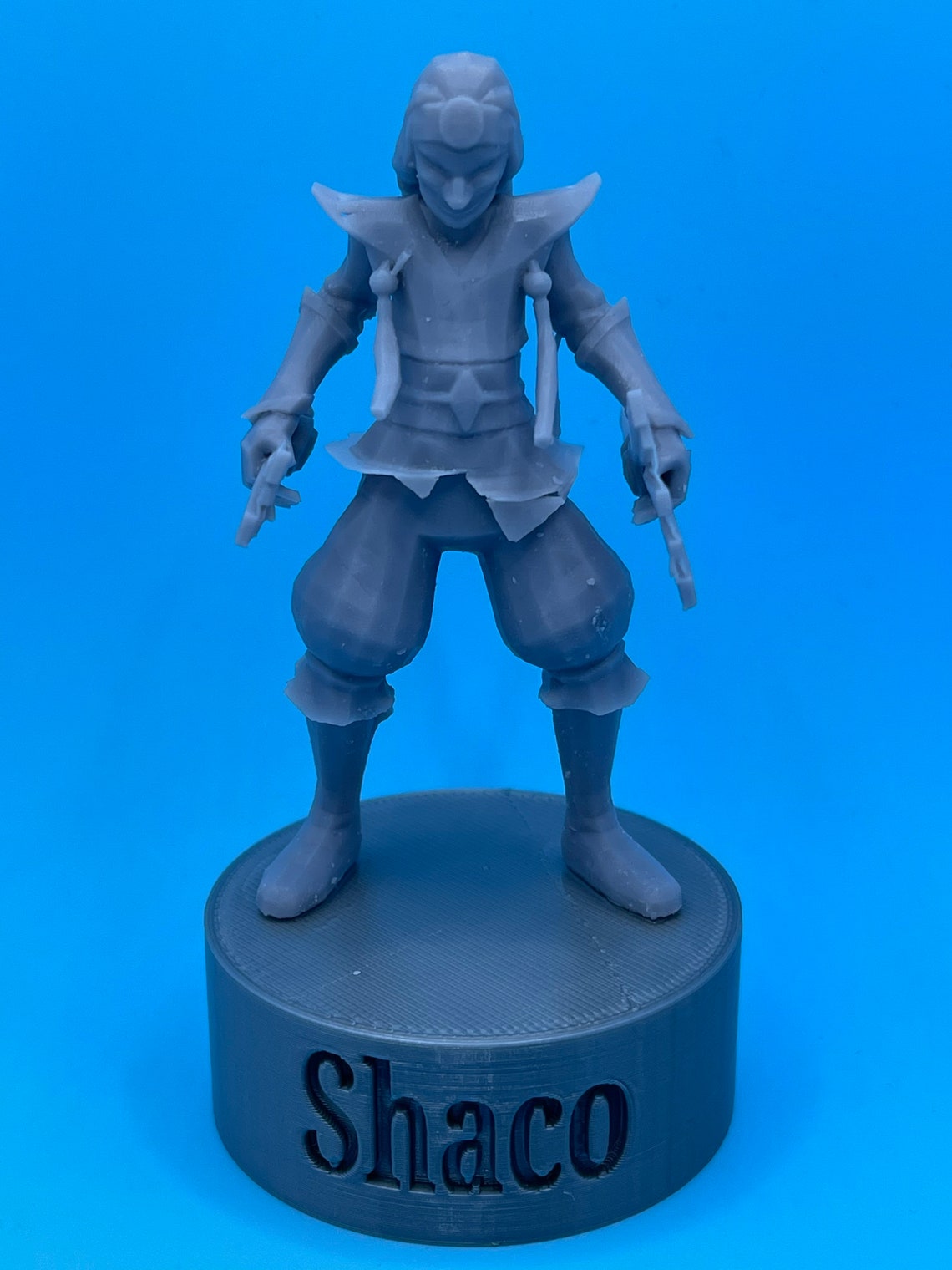 3D Printed Shaco Figure League of Legends - Etsy