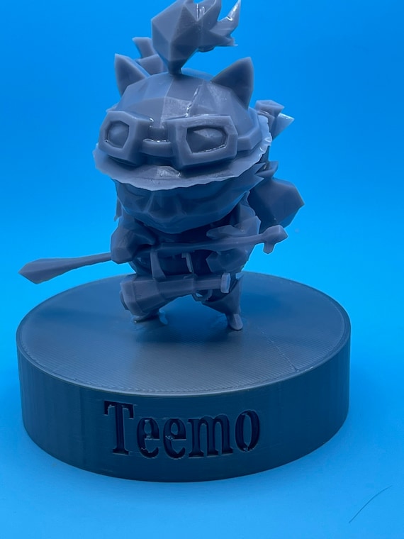 3D Printed Teemo Figure League of Legends | Etsy UK