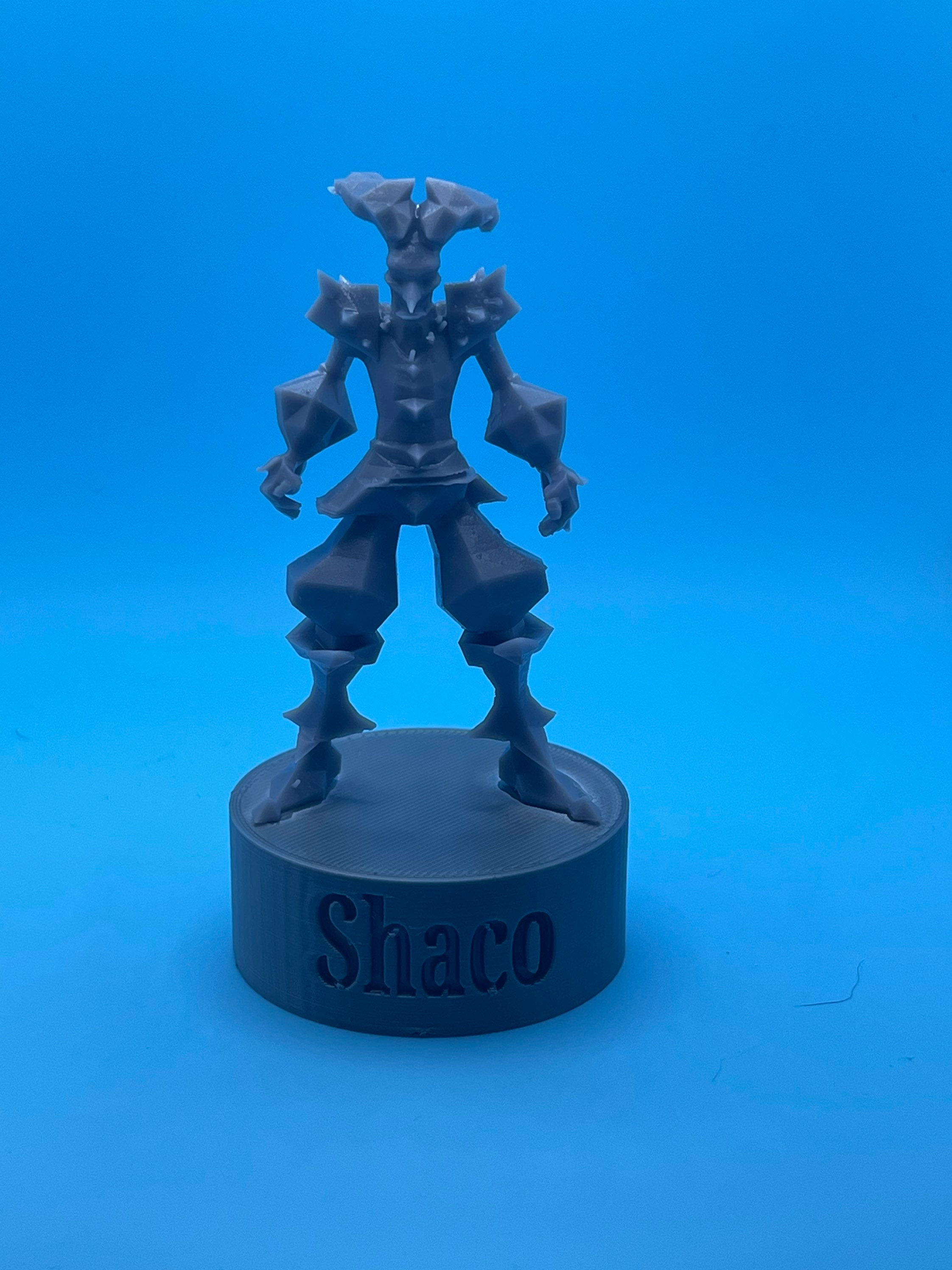 3D Printed Shaco Figure League of Legends | Etsy UK