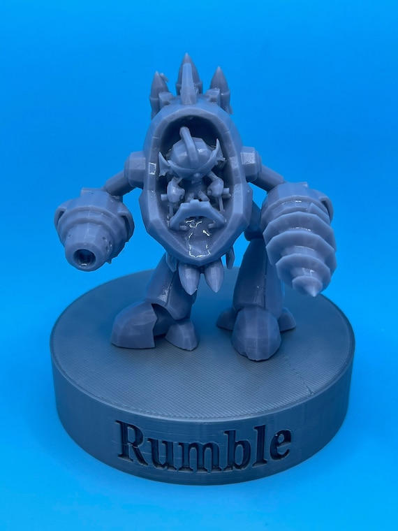 3D Printed Rumble Figure League of Legends - Etsy