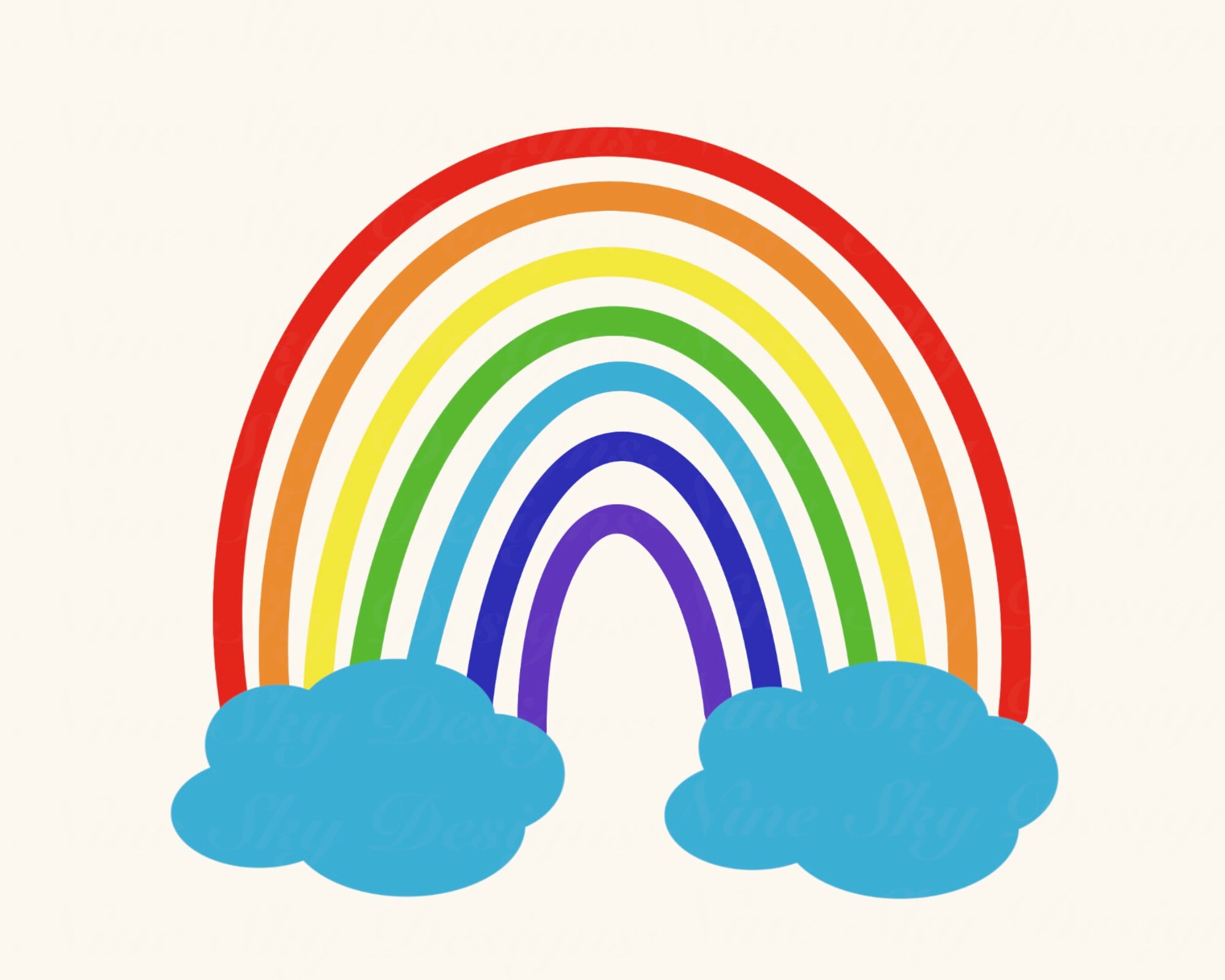 Rainbow Procreate Color Palette Rainbow Color Swatches Color Palette ...