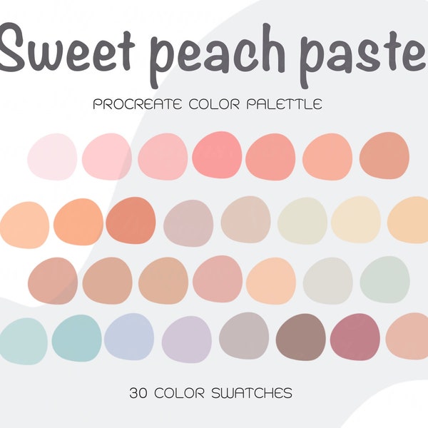 Pastel Peach Color - Etsy