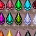 Gemstone pear Asset - Etsy
