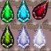 Gemstone (pear) Asset - Etsy