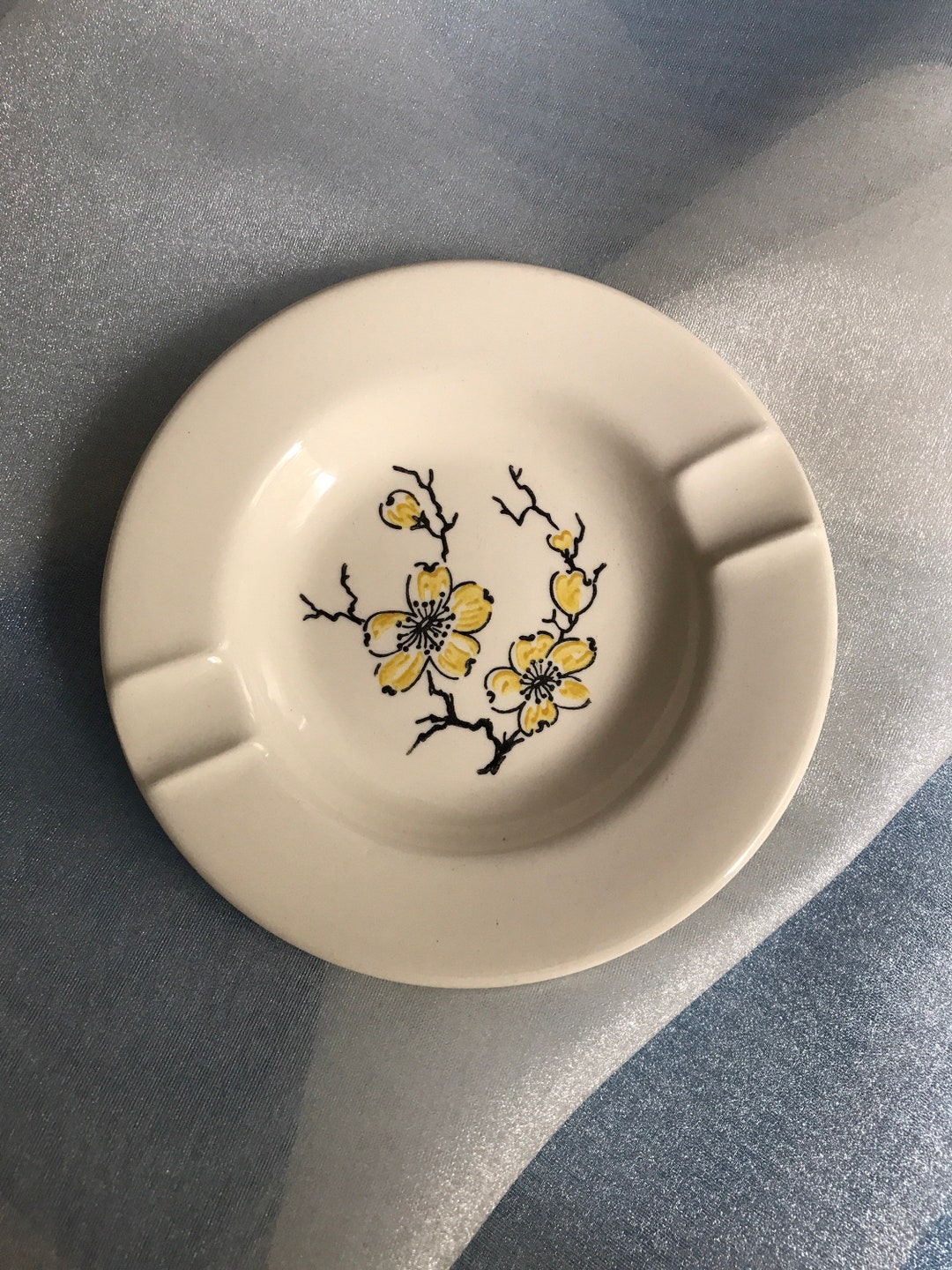 Marcrest vintage Stetson Discontinued Dixie Dogwood Pattern Ashtray ...