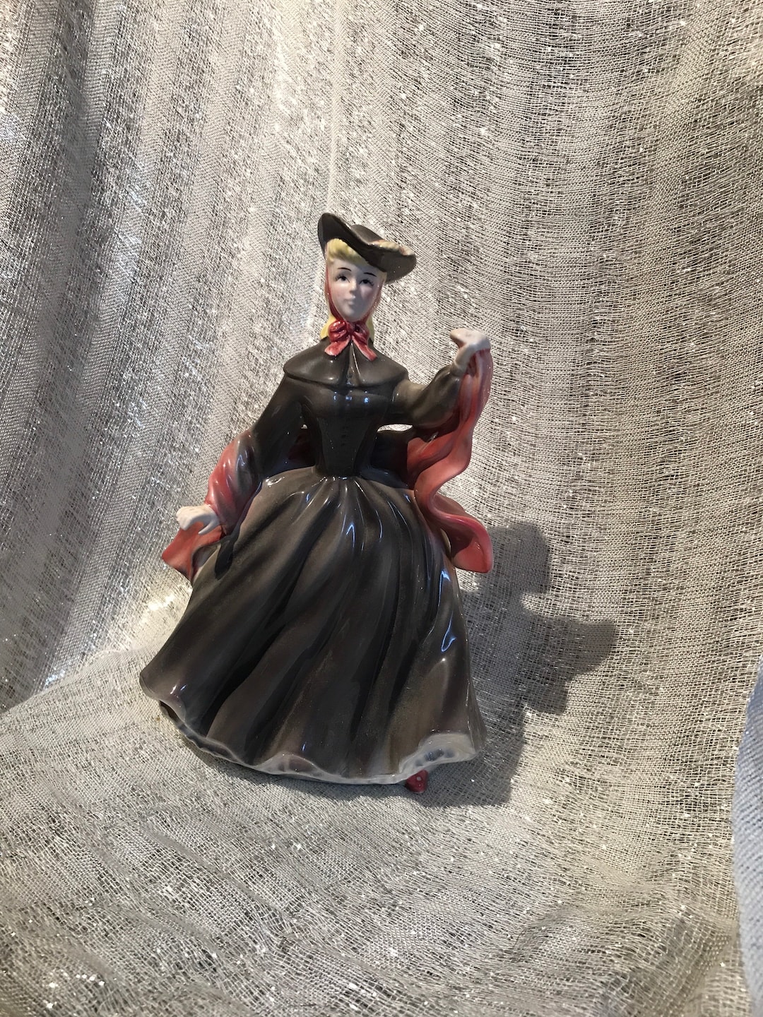 Vintage Victorian Porcelain Lady Planter / Vintage Porcelain Planter ...
