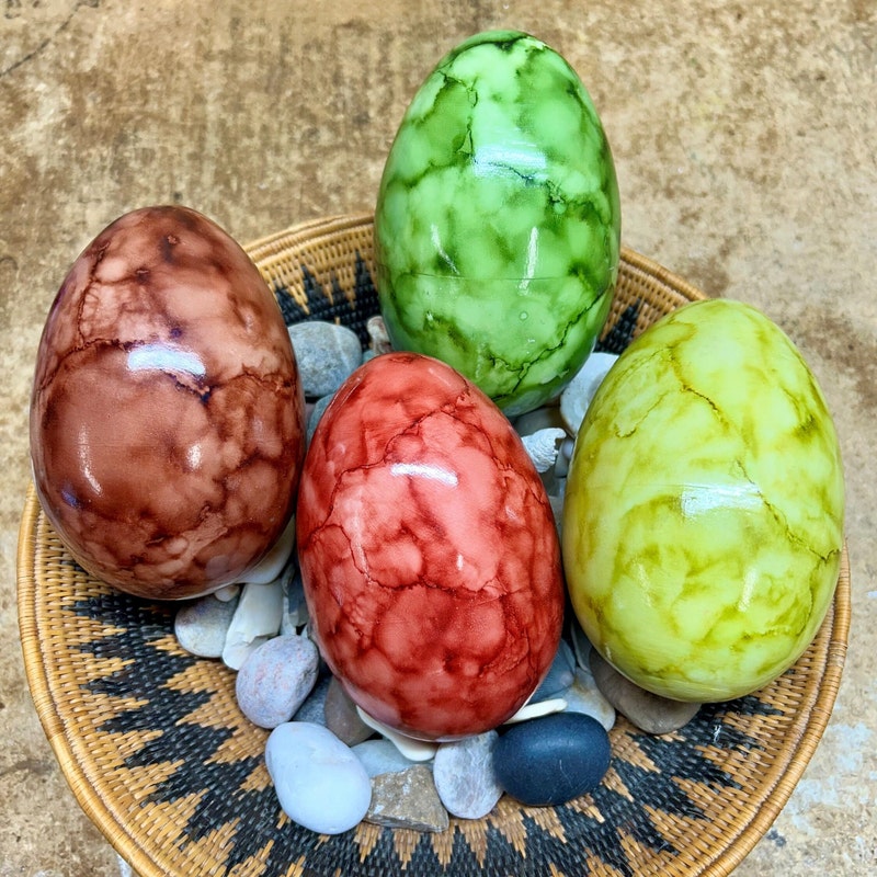 Marble Eggs - Etsy