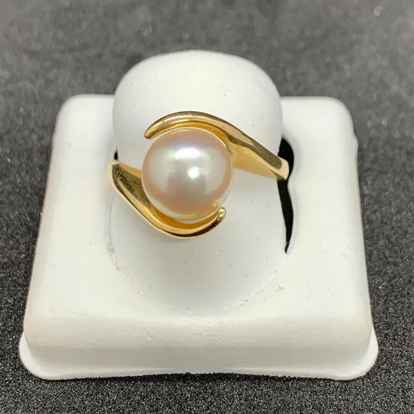 Pearl Bypass Ring - Etsy