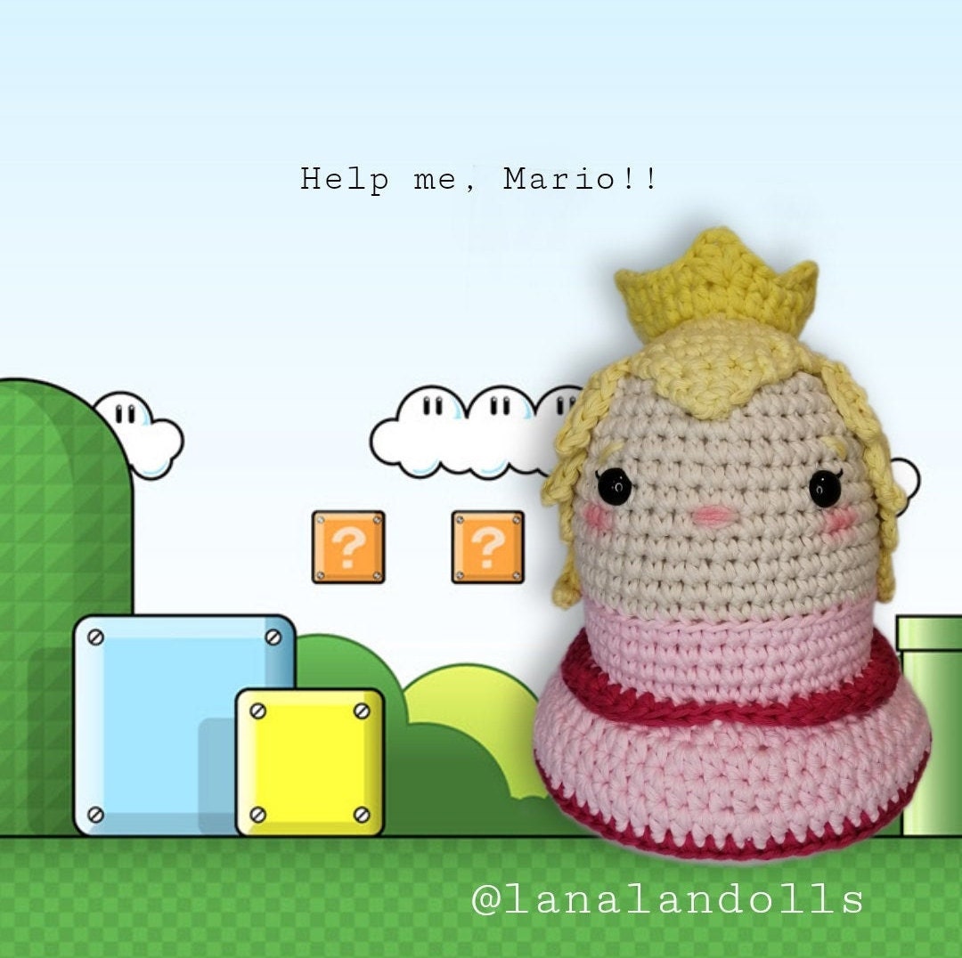 Princess Peach - Etsy