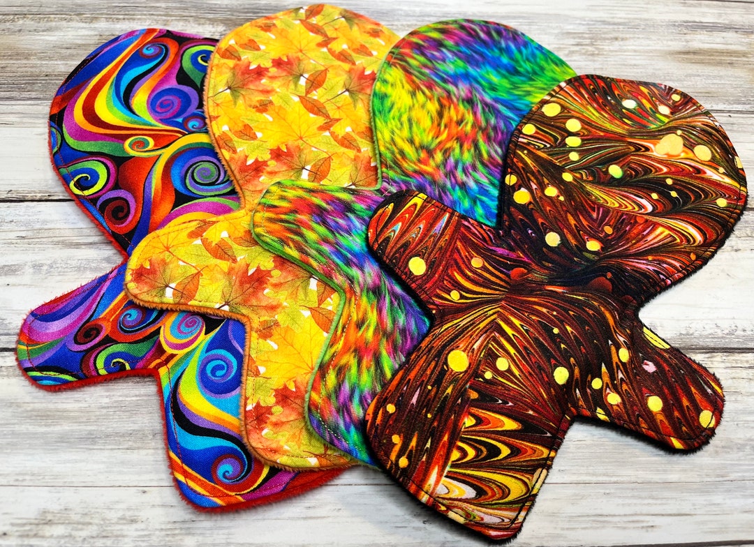 10 Lucky Dip Plush Minky Top Front Bleeder/back Bleeder Cloth - Etsy UK