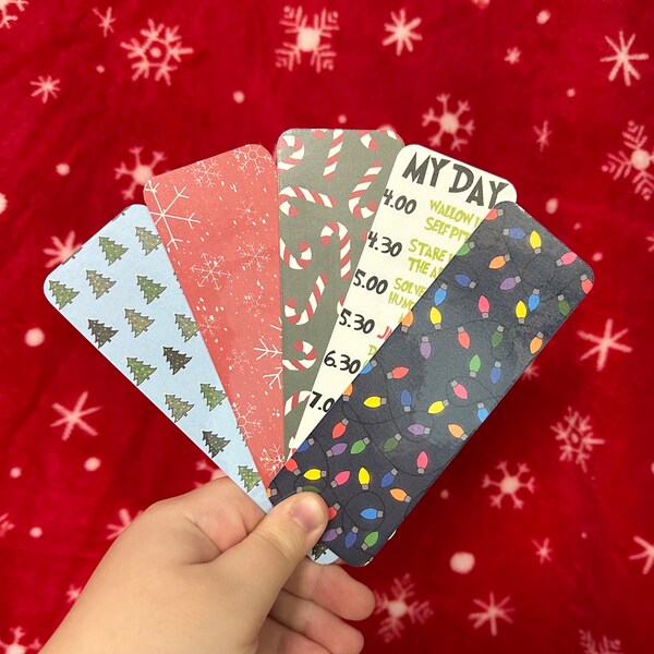 Christmas Bookmark - Etsy