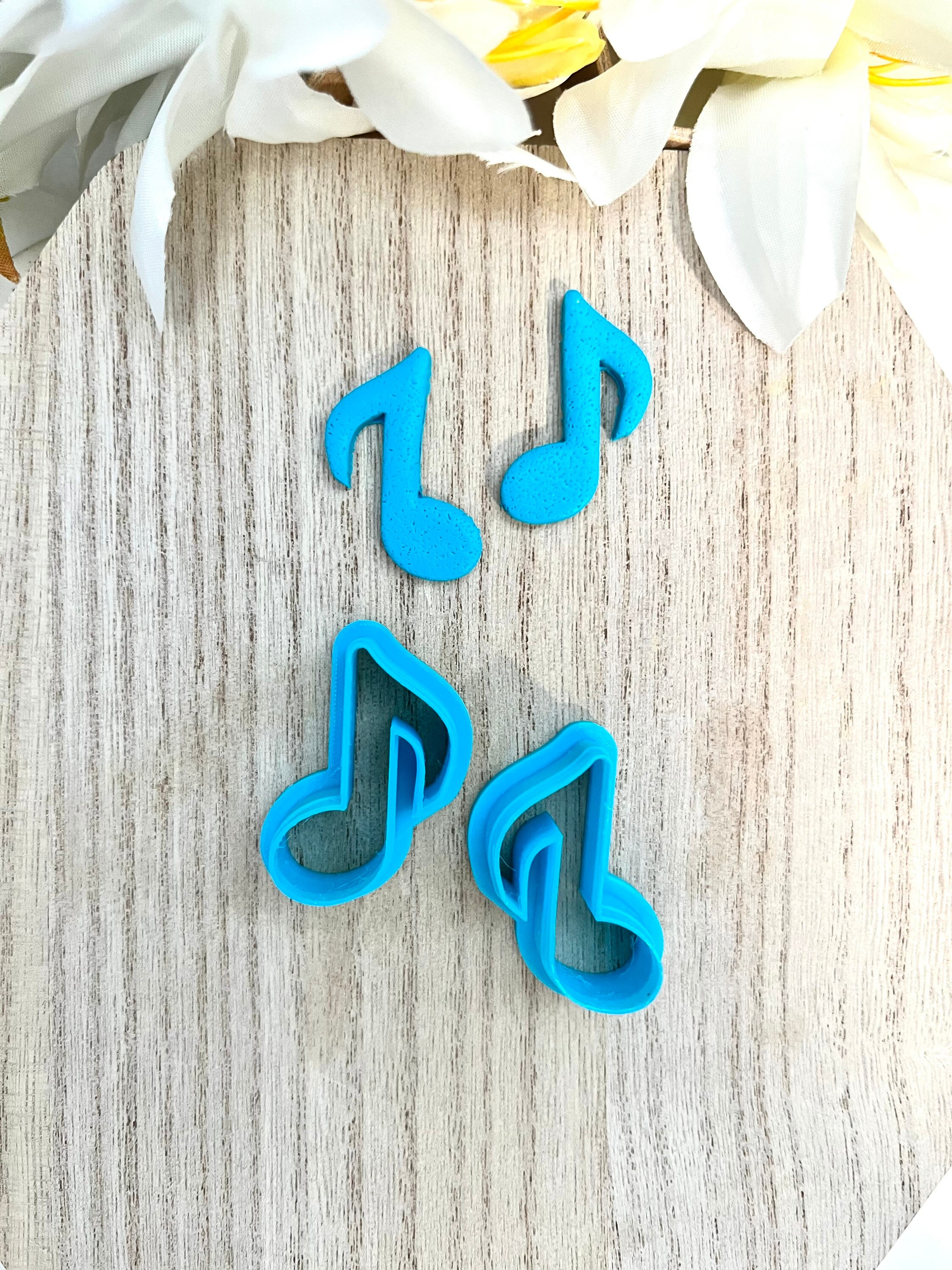 Music Note Clay Cutters Music Note Clay Cutter L Teachers - Etsy