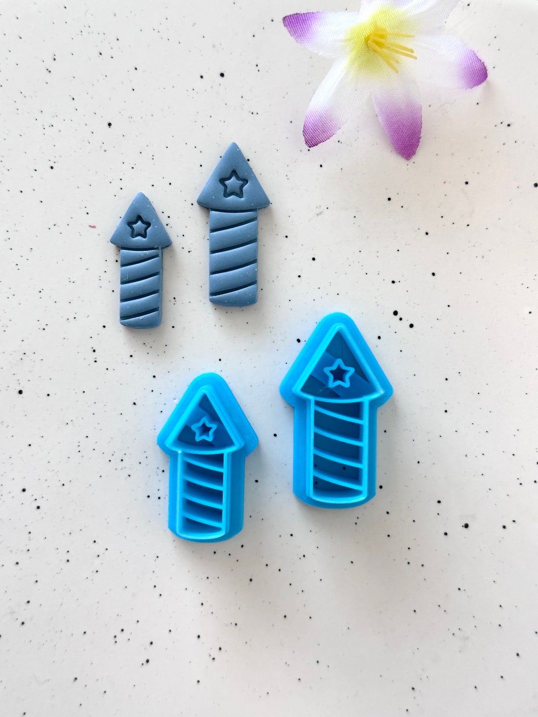 Festive Firework Clay Cutters: Summer Earring DIY (25mm & 30mm) - Etsy