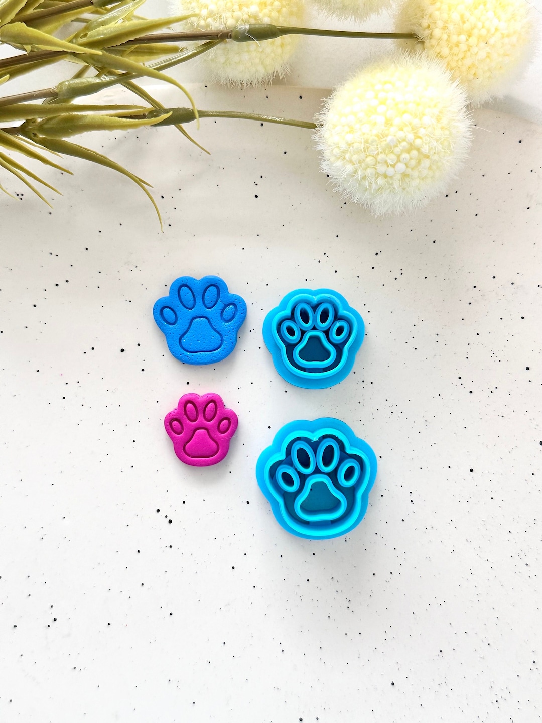 Cat Paw Cutter | Paw Clay Cutters | Cat Polymer Clay Earring Cutters L ...