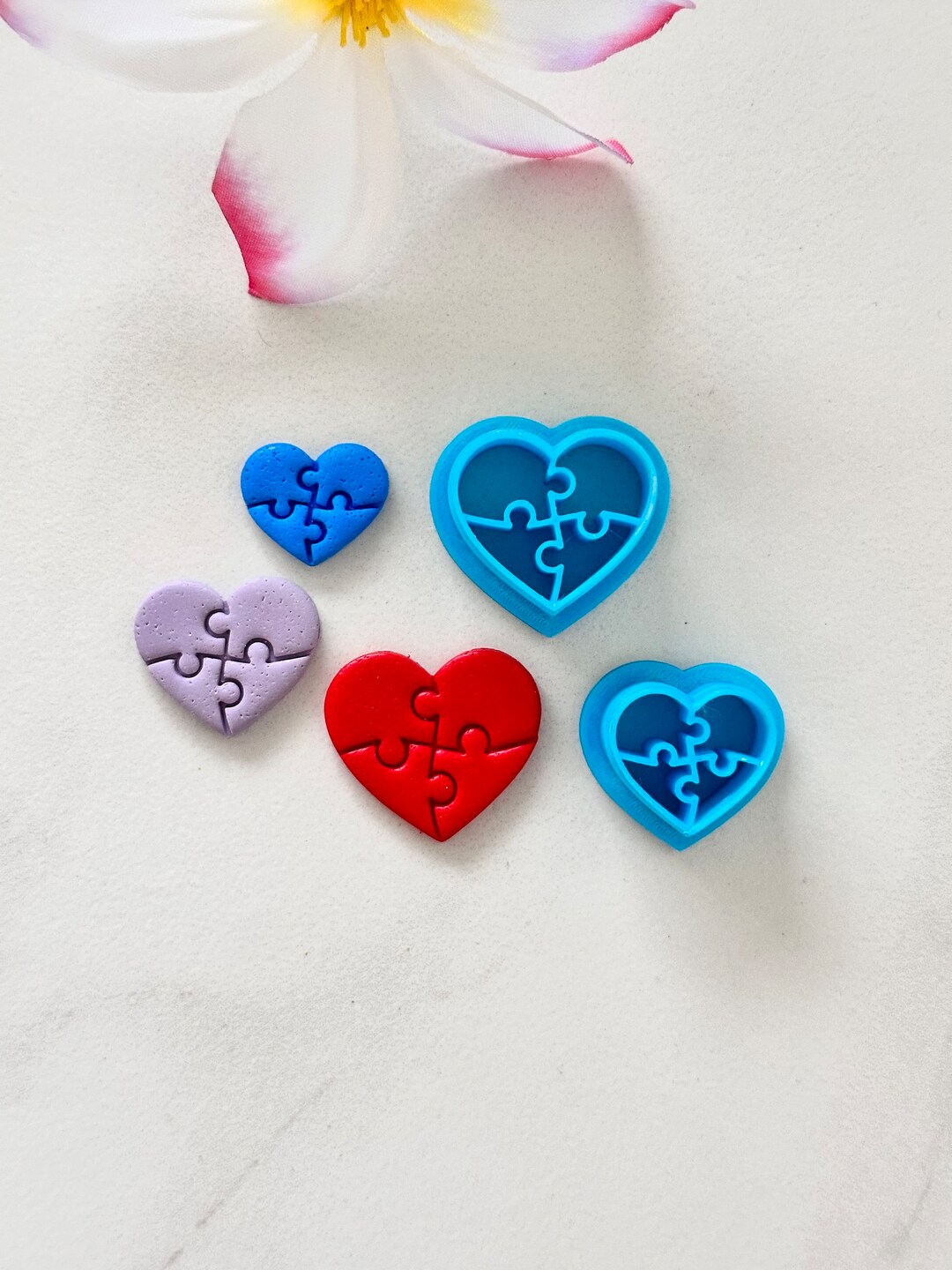 Valentines Puzzle Cutter | Clay Cutters | Polymer Clay Earring Cutters ...