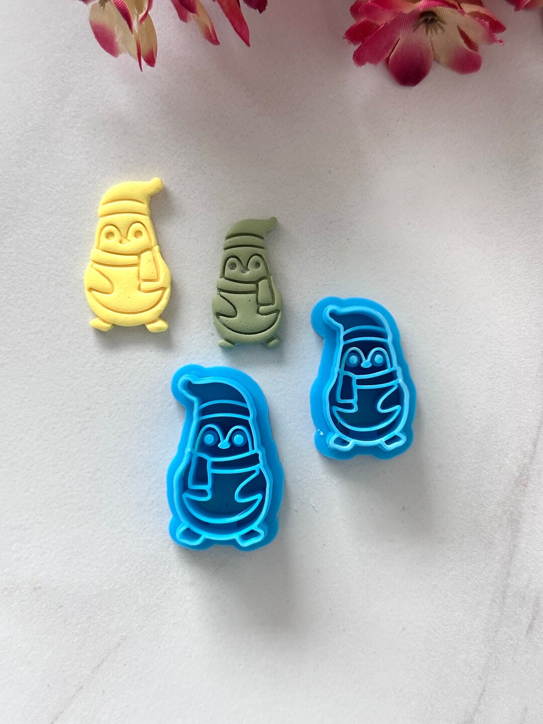 Penguin Cutter | Clay Cutters | Polymer Clay Earring Cutters| Winter ...
