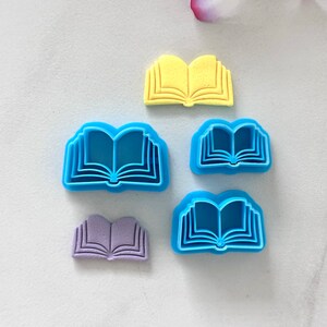 Open Book Cutter | School Clay Cutters | Teacher Polymer Clay Cutters L ...