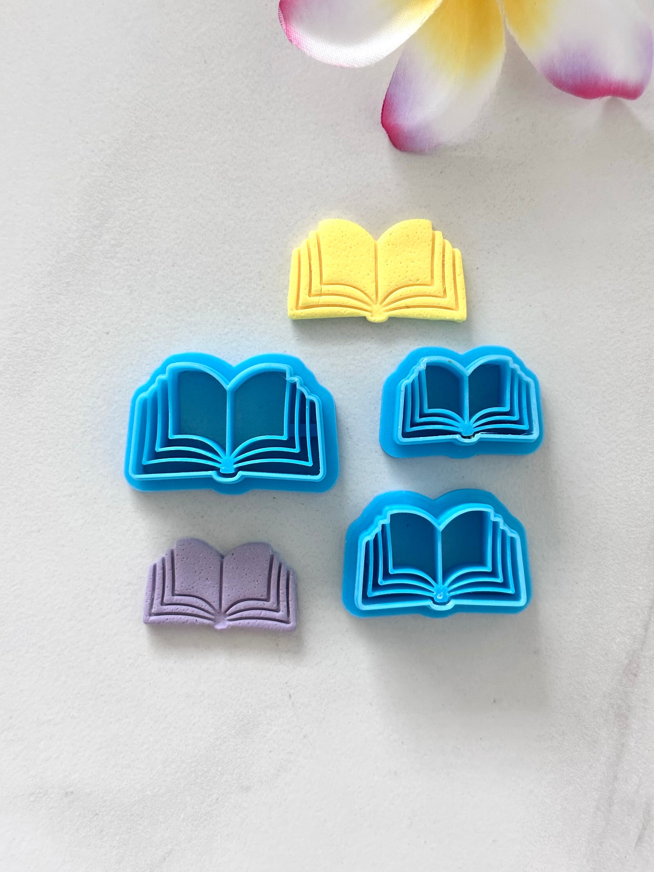 Open Book Cutter | School Clay Cutters | Teacher Polymer Clay Cutters L ...