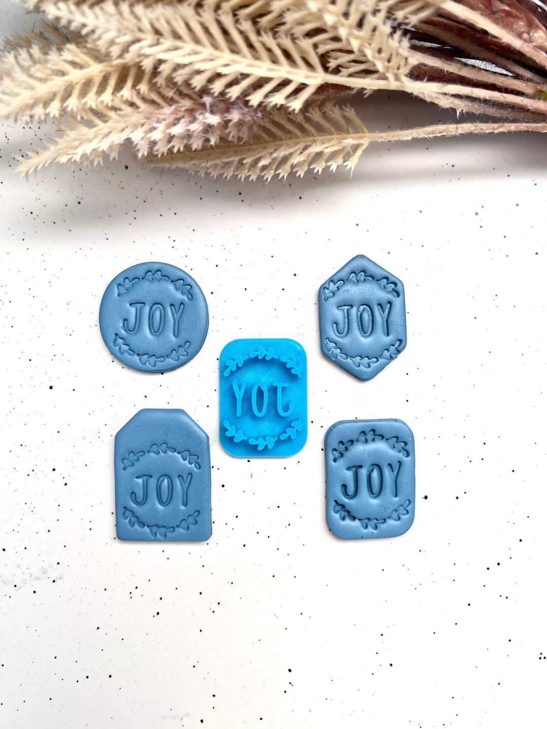 Joy Stamp Stamp and Cutter Joy Cutter Polymer Clay - Etsy