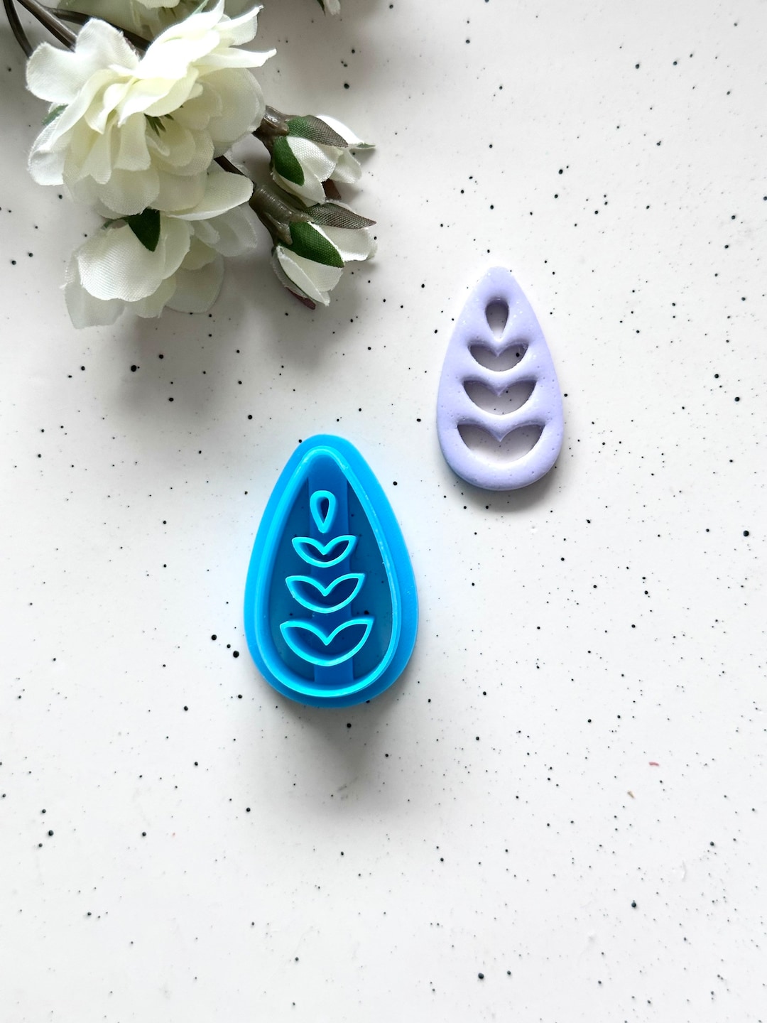 Petal Drop Cutter | Dangle and Drop Cutters | Clay Cutters L Polymer ...