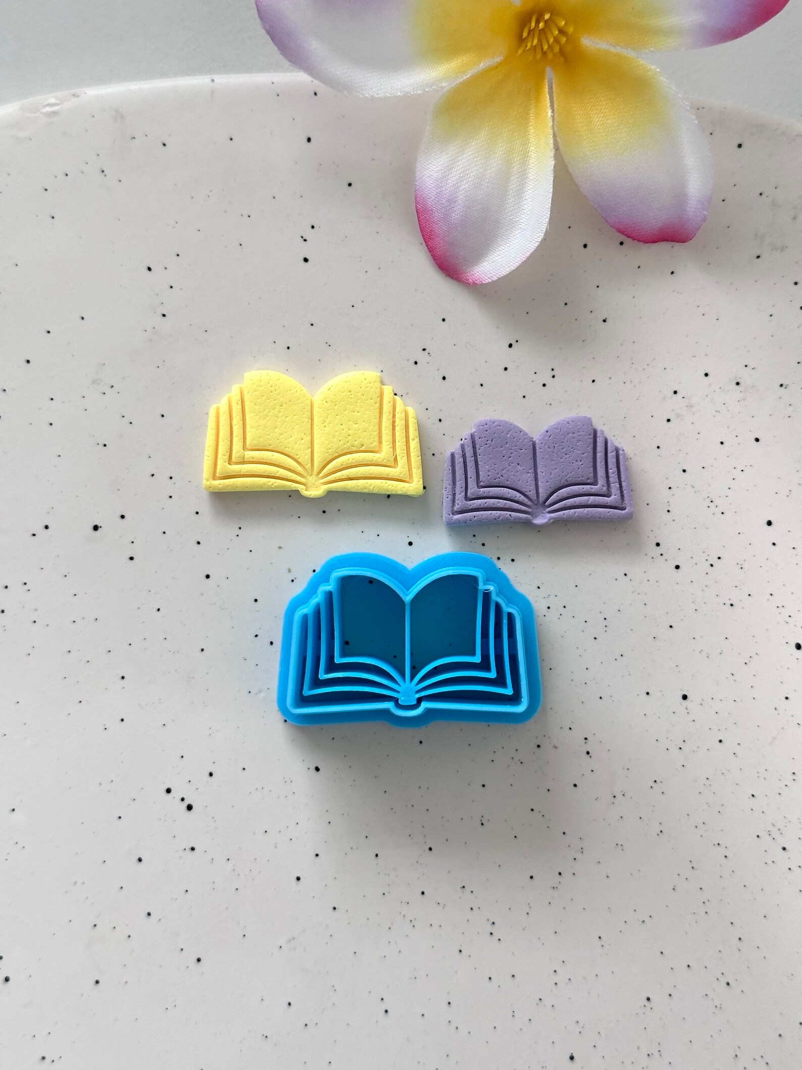Open Book Cutter School Clay Cutters Teacher Polymer Clay Cutters L ...