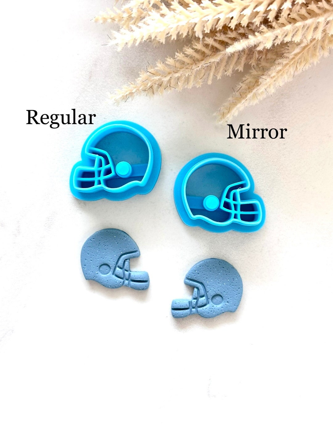 Football Helmet| Clay Cutters | Polymer Clay Earring Cutters| Sports ...