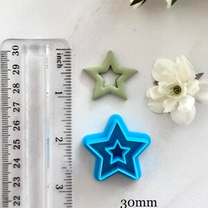 Star Cut Out Cutter | Star Cutter | Polymer Clay Earring Cutters | Star ...