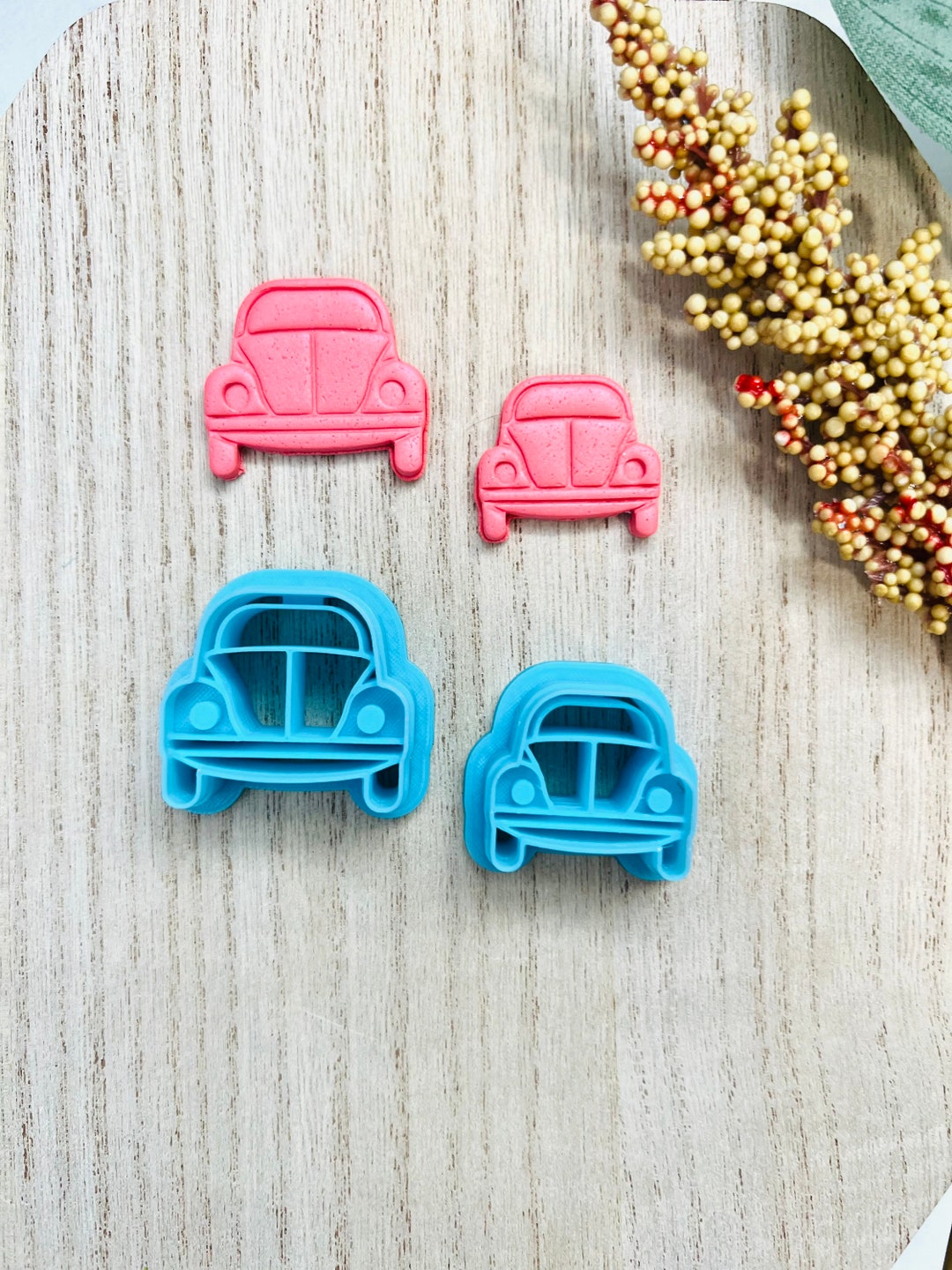 Car Cutter Clay Cutters Buggie Car Earring Cutters L Beetle Bug Car ...