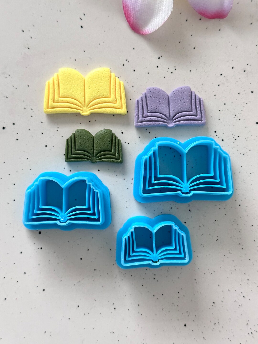 Open Book Cutter | School Clay Cutters | Teacher Polymer Clay Cutters L ...