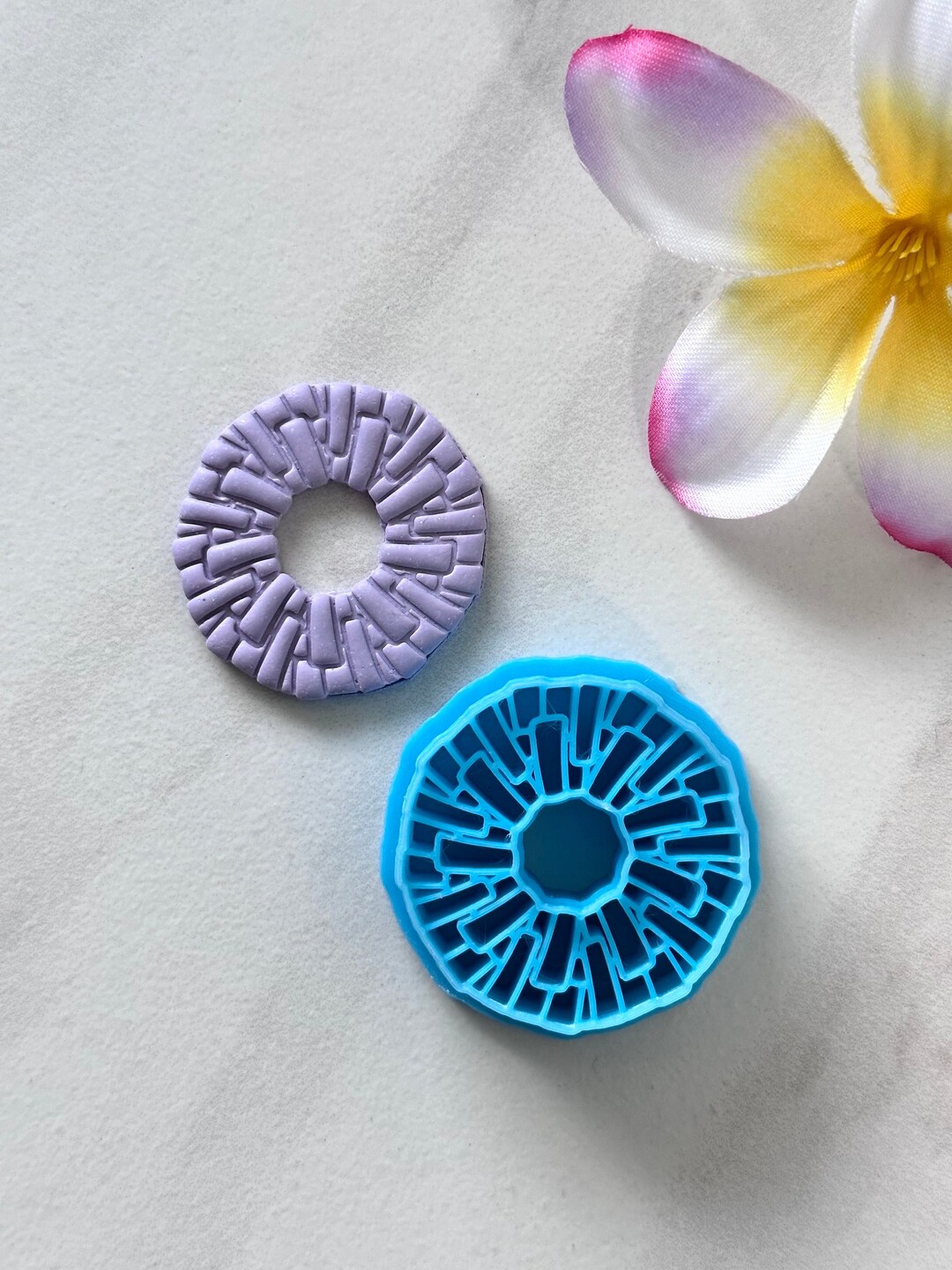Rattan Circle Cutter | Clay Cutters | Polymer Clay Earring Cutters L ...