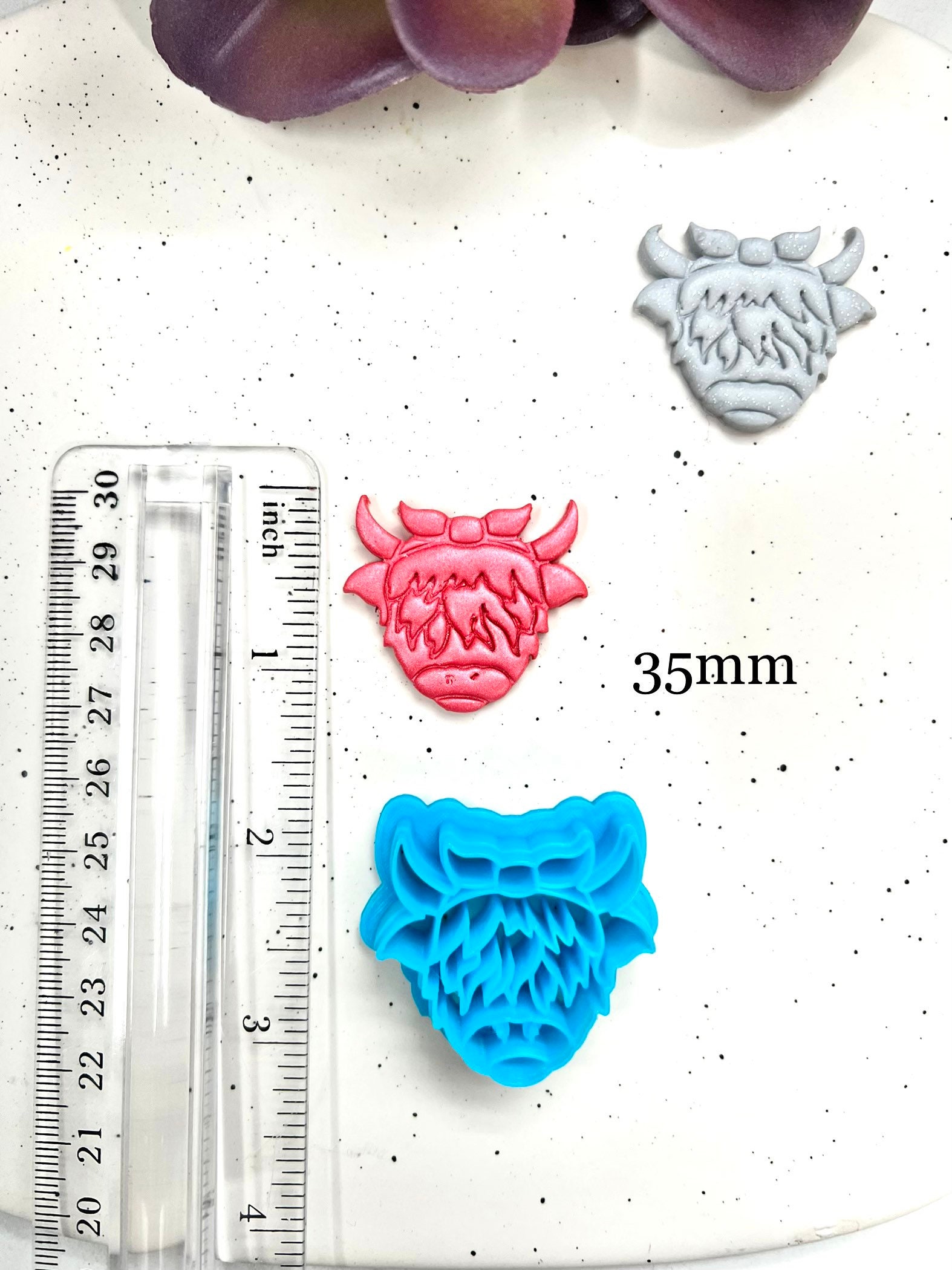 Highland Cow L Clay Cutter Cow Cutter Polymer Clay - Etsy