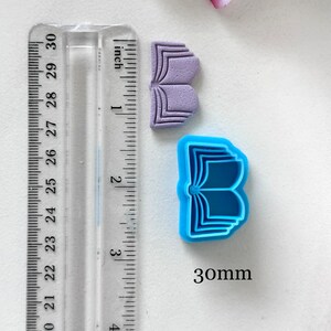 Open Book Cutter | School Clay Cutters | Teacher Polymer Clay Cutters L ...