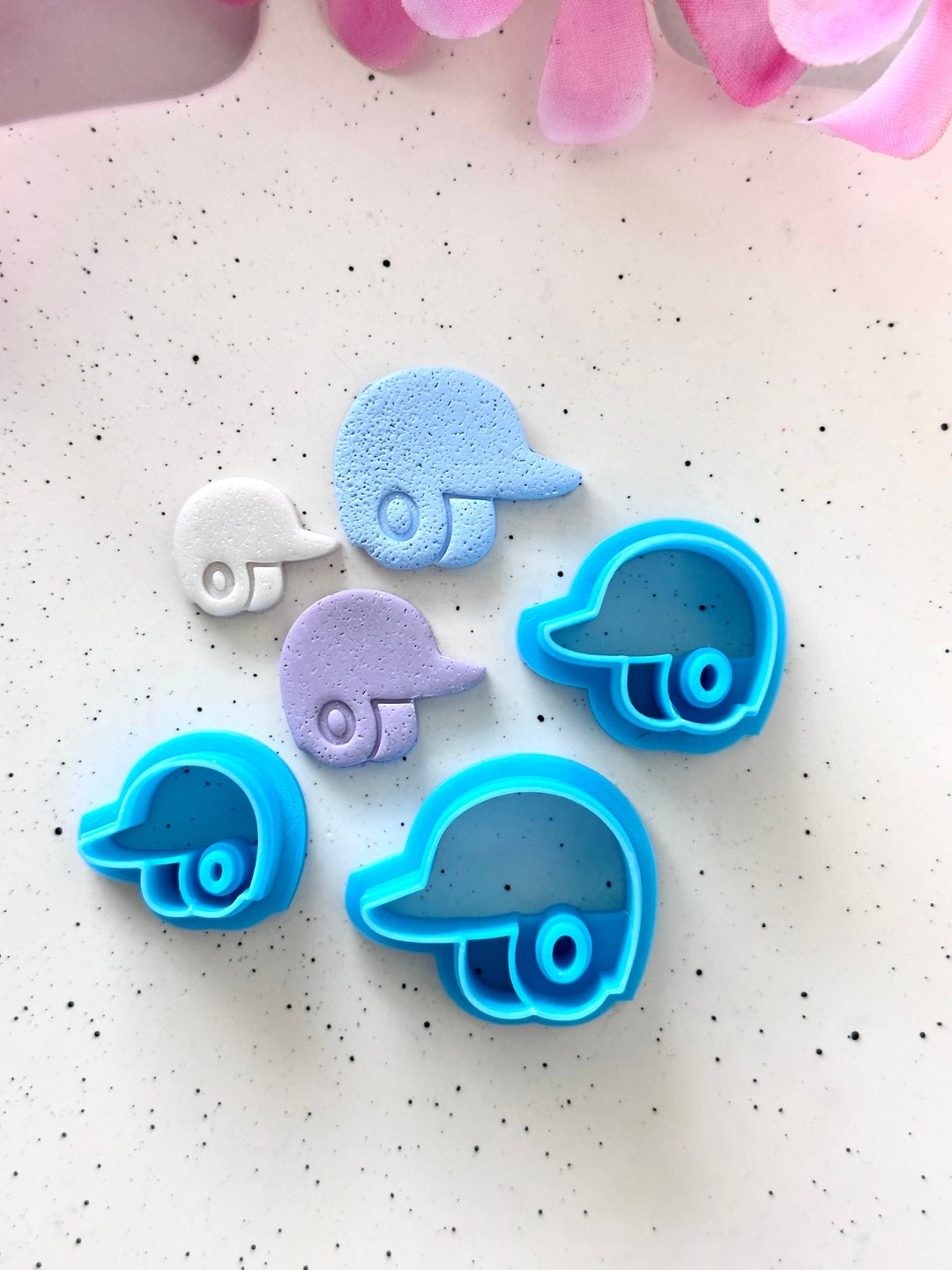 Baseball Helmet Cutter | Clay Cutters | Polymer Clay Earring Cutters L ...