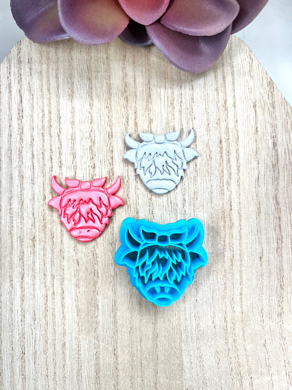 Highland Cow L Clay Cutter Cow Cutter Polymer Clay - Etsy