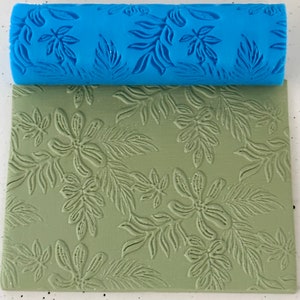 Clay Roller | Summer Leaves Pattern Clay Roller | Clay Rollers L Patter ...