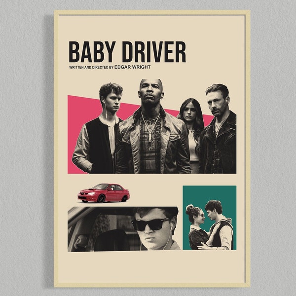 Baby Driver Poster Etsy Baby Driver Poster Etsy