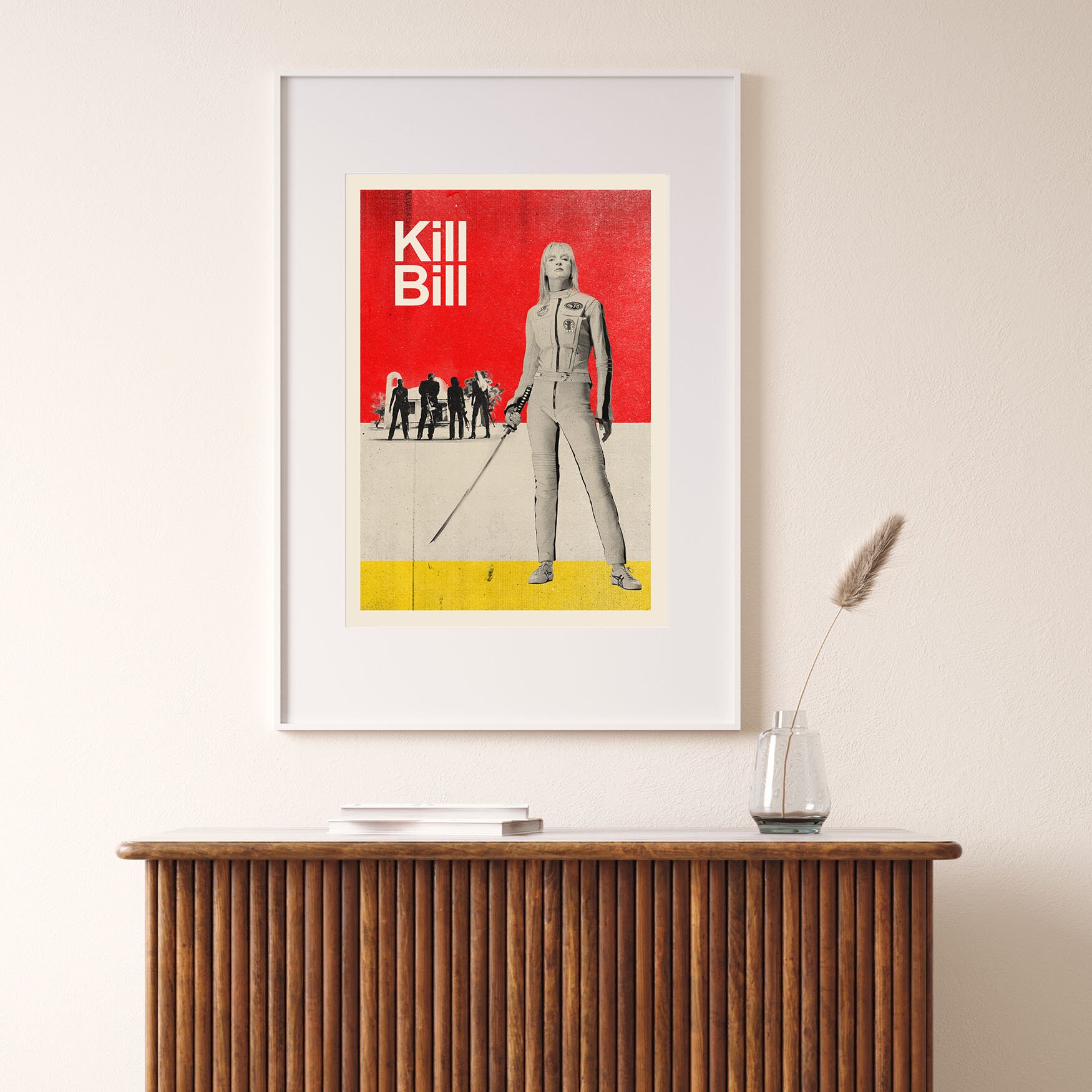 Kill Bill Mid Century Movie Poster Film Posters Minimalist Movie Poster ...