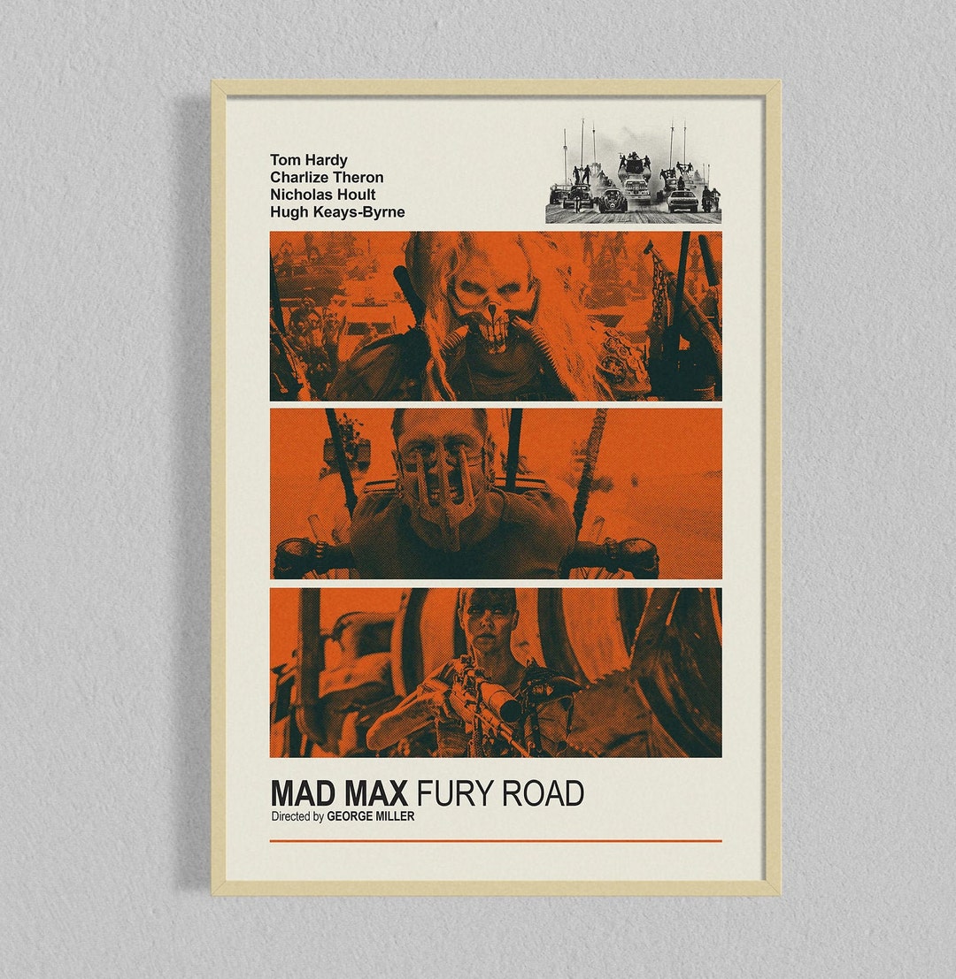 Mad Max Movie Poster | Film Posters | Minimalist Movie Poster | Digital ...