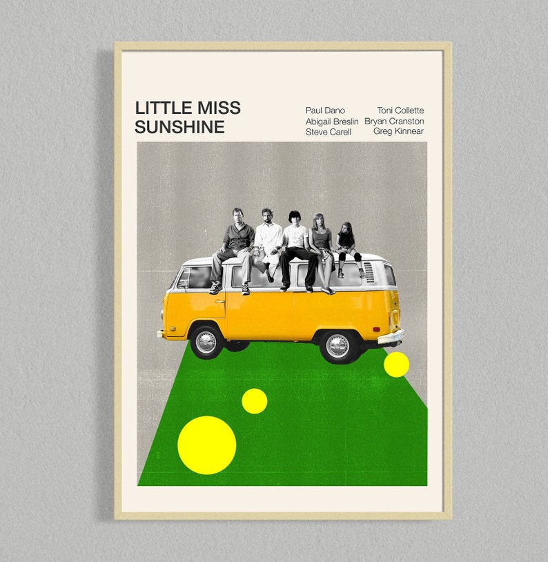 Little Miss Sunshine Movie Poster: Mid-century Modern Film Art (digital ...