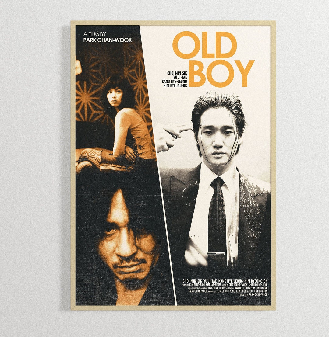 Oldboy Movie Poster | Film Posters | Minimalist Movie Poster | Digital ...