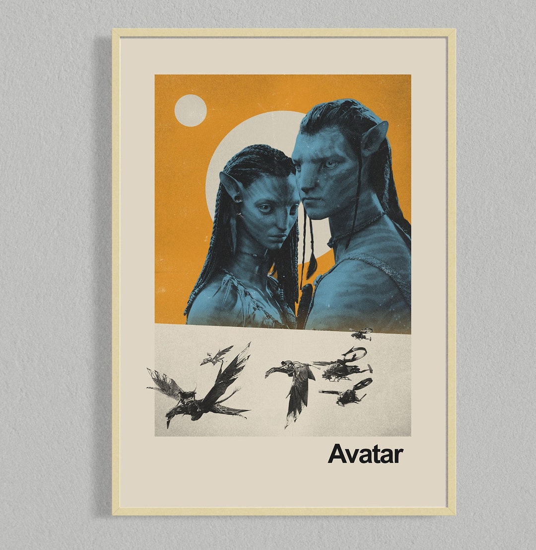 Avatar Mid Century Movie Poster | Film Posters | Minimalist Movie ...