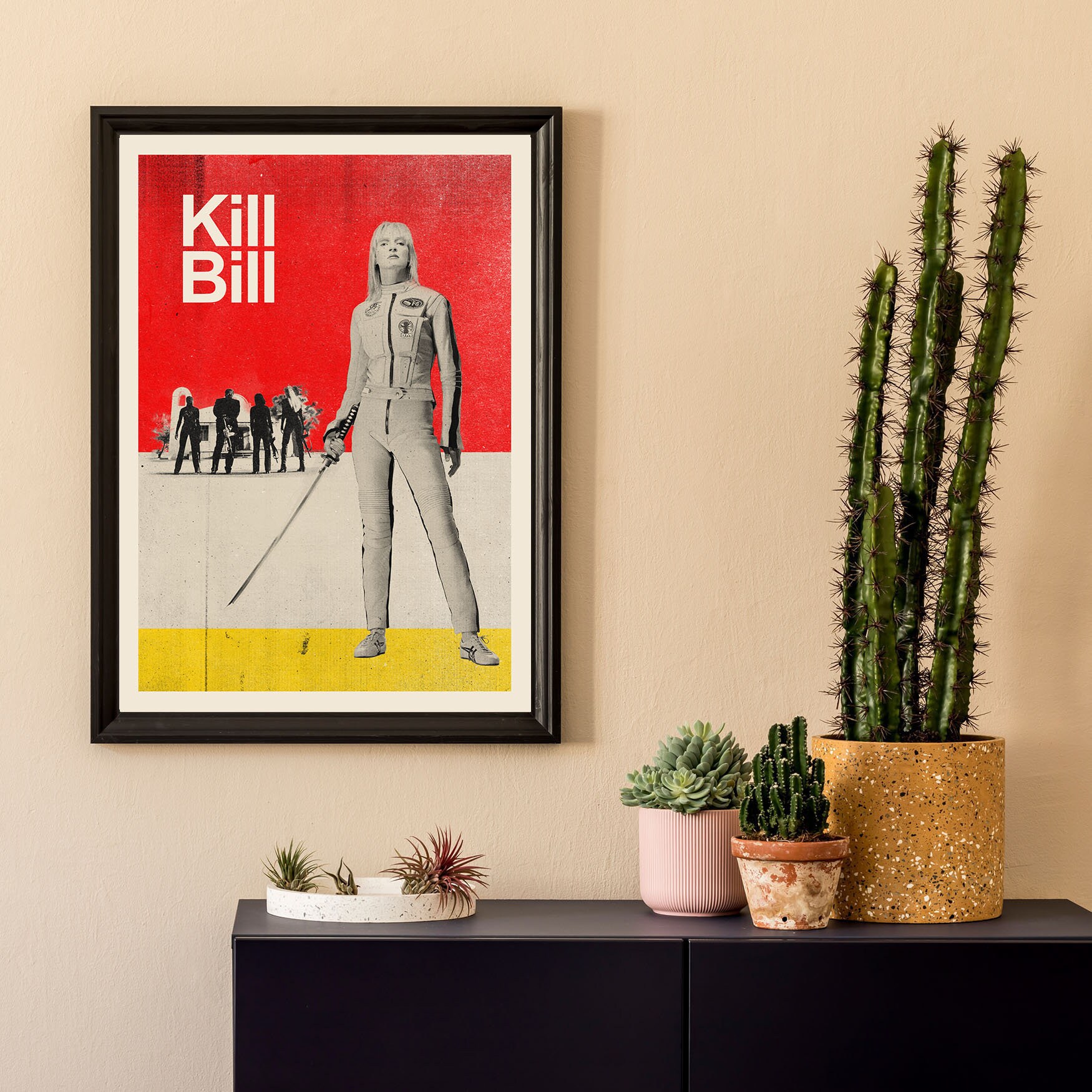 Kill Bill Mid Century Movie Poster Film Posters Minimalist Movie Poster ...