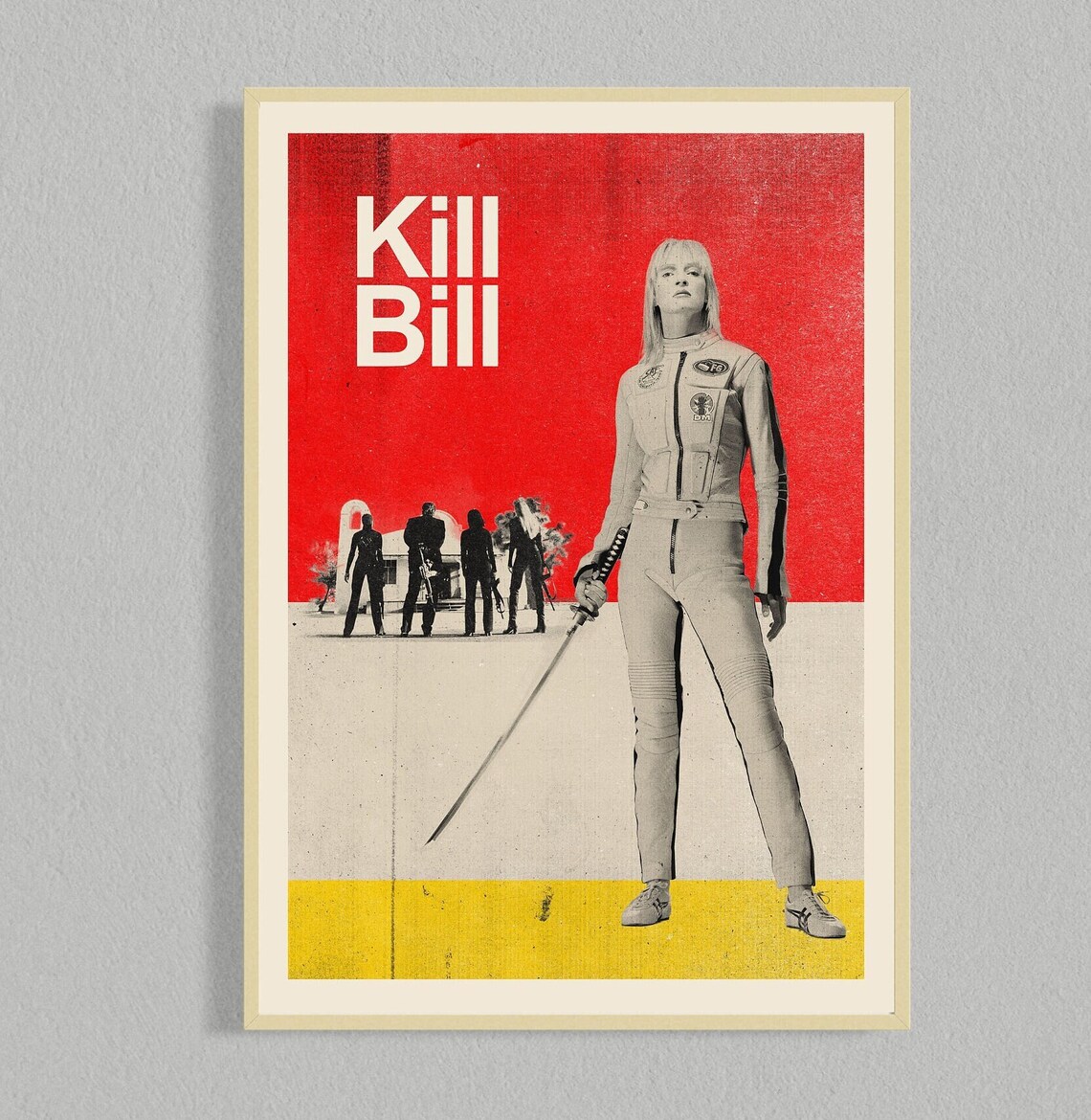 Kill Bill Mid Century Movie Poster Film Posters Minimalist Movie Poster ...