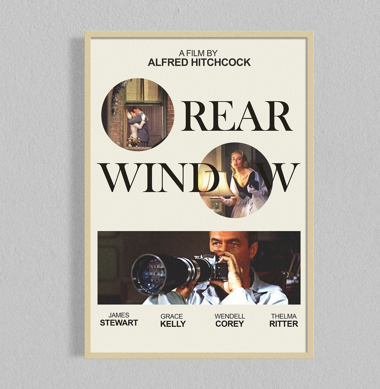 Rear Window Minimalist Poster