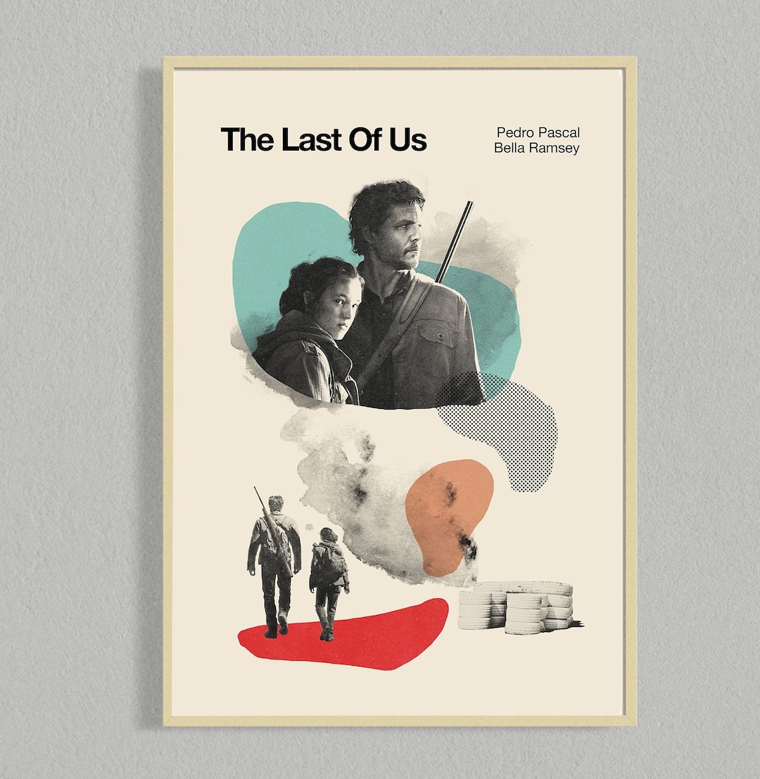 The Last of Us Mid Century Movie Poster | Film Posters | Minimalist ...