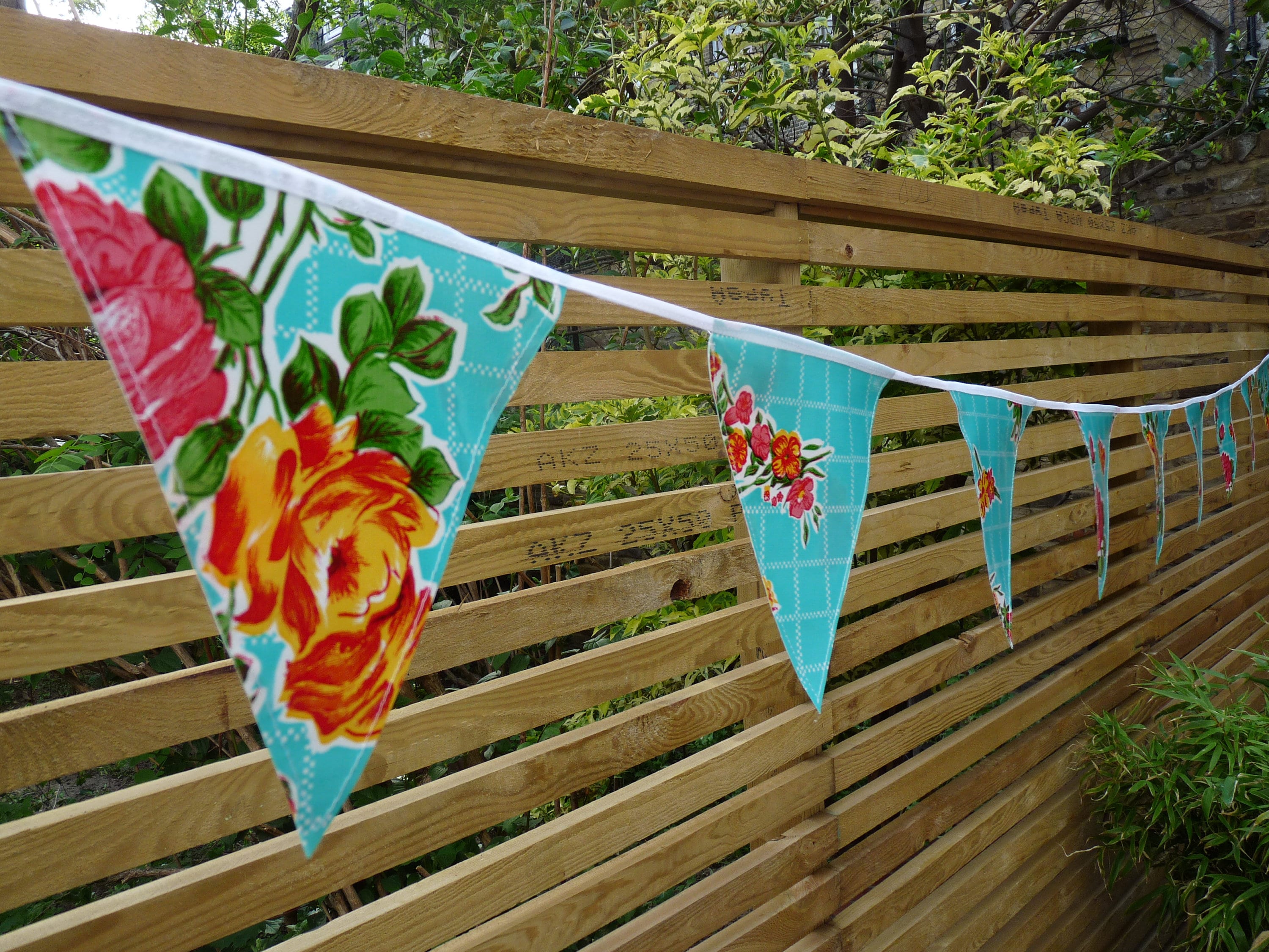 Outdoor waterproof bunting mexican style double sided | Etsy