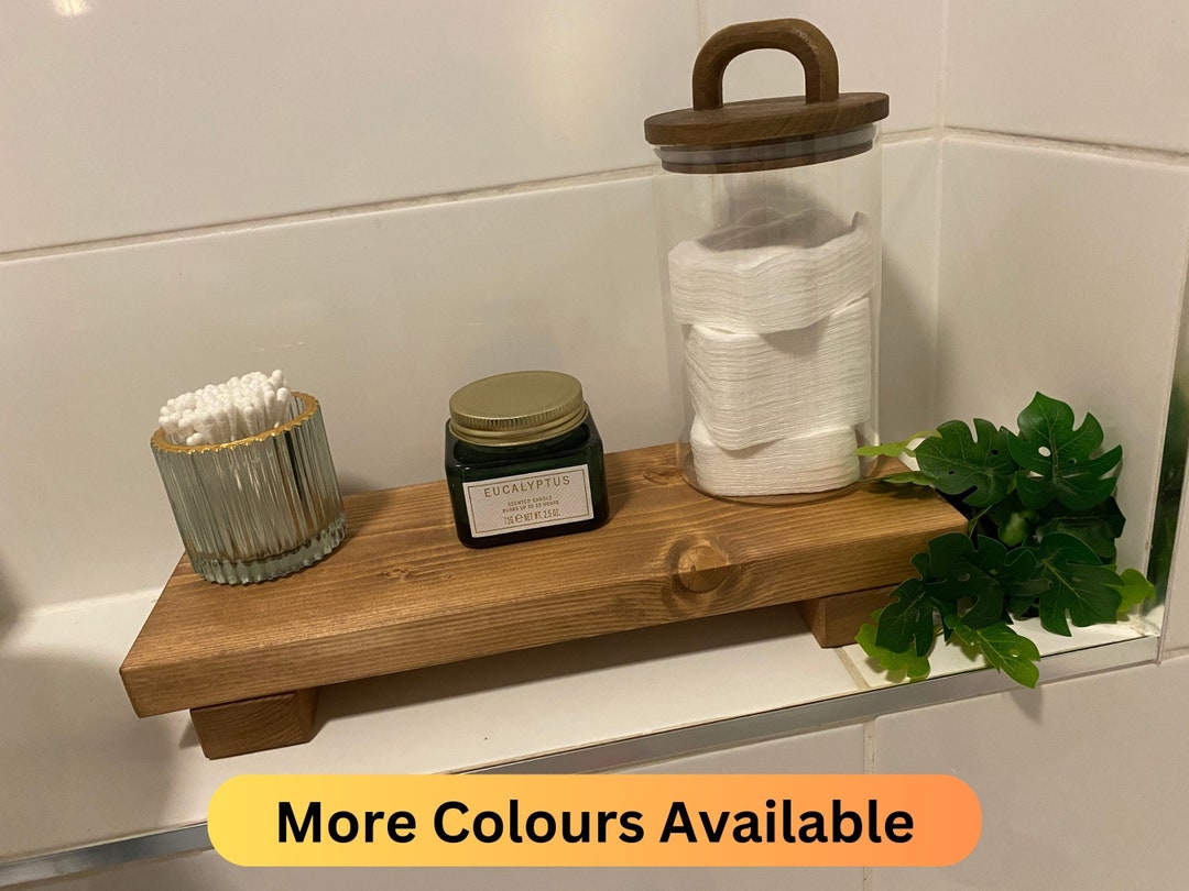 Wooden Riser Kitchen Worktop Stand Bathroom Shelf Rustic Farmhouse - Etsy