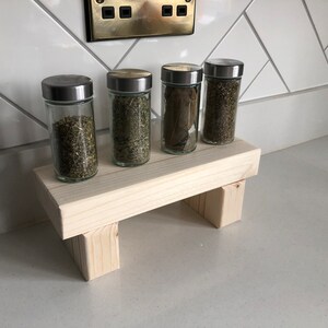 Wooden Riser | Kitchen Stand | Bathroom Riser | Countertop Shelf - Etsy