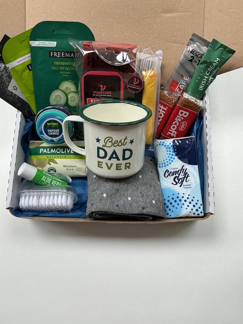 Fathers Day Gift Hamper Gift Box for Daddy Stepdad Son Stepson, Pamper ...