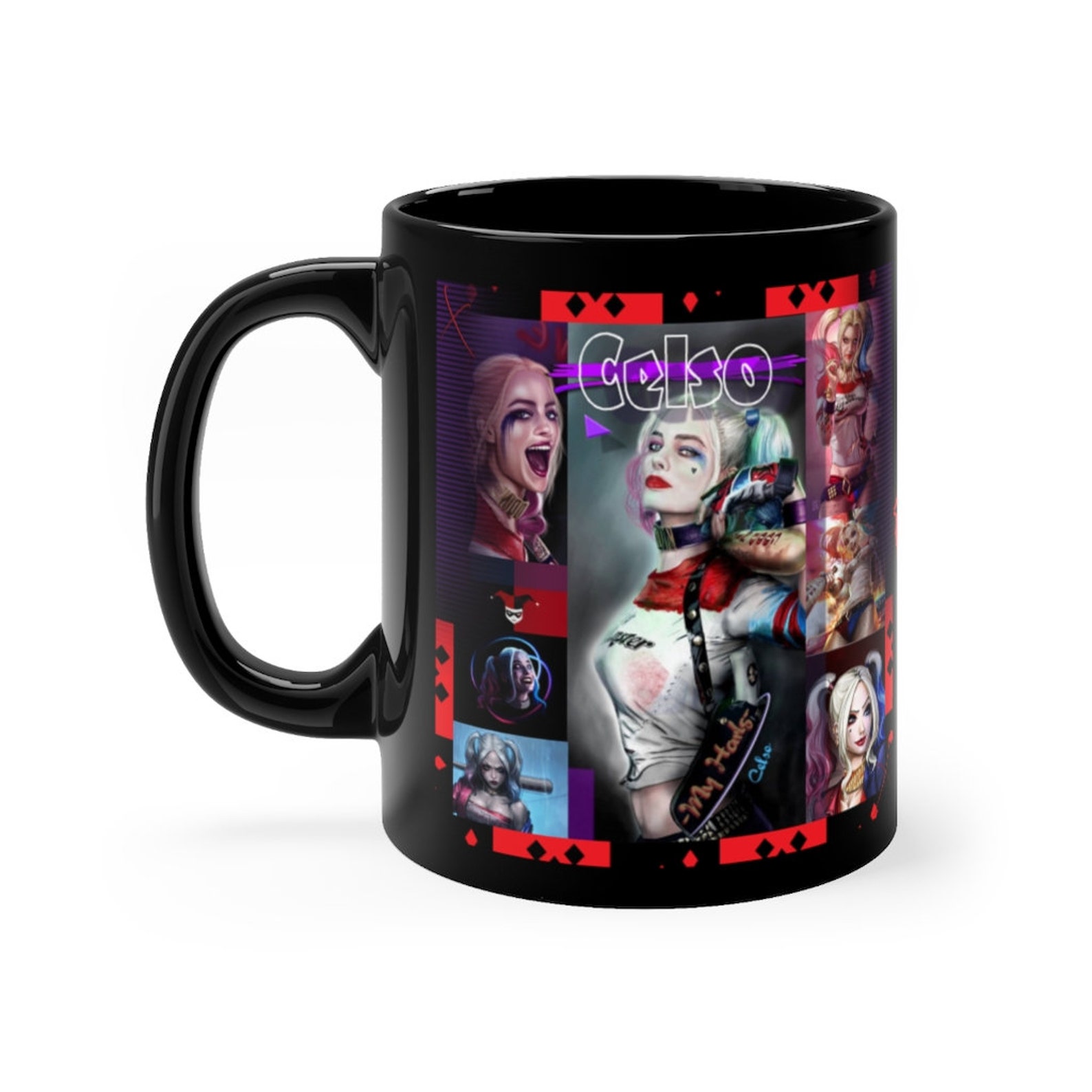 Harley Quinn Mug Personalized Harley Quinn Coffee Mug - Etsy